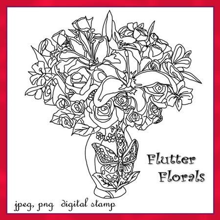 Flutter Florals - CUP398425_1056 | Craftsuprint