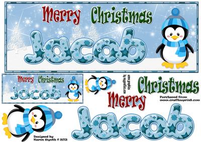 Merry Christmas Jacob - CUP458736_1056 | Craftsuprint