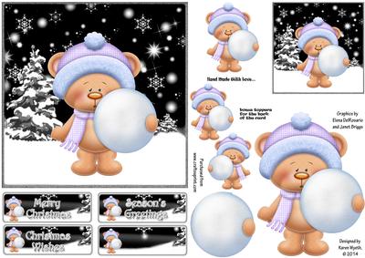 Bw Snowball Teddy - CUP578918_1056 | Craftsuprint