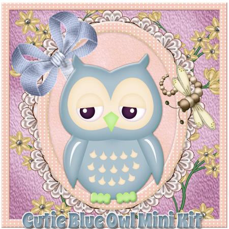Cutie Blue Owl Mini Kit - CUP611788_1056 | Craftsuprint