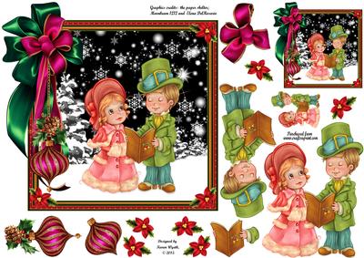 Christmas Carol Greetings - CUP648384_1056 | Craftsuprint