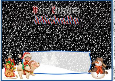 Merry Christmas Michelle Insert - CUP651310_1056 | Craftsuprint