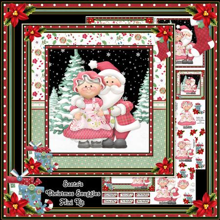 Santa's Christmas Snuggles Mini Kit - CUP658027_1056 | Craftsuprint