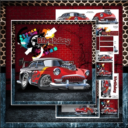 Red Carz Mini Kit - CUP714187_1056 | Craftsuprint