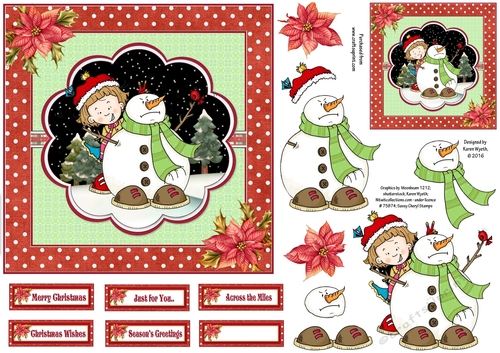 Christmas Moments Grumpy Snowman - CUP728066_1056 | Craftsuprint