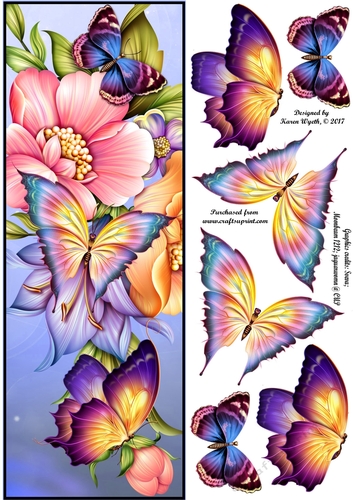 Prettiest Floral Flutter DL - CUP779914_1056 | Craftsuprint