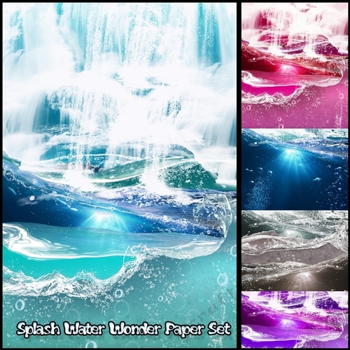 Splash Water Wonder Paper Set - CUP828591_1056 | Craftsuprint