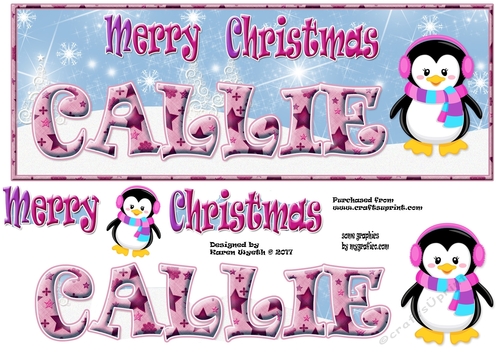 Merry Christmas Callie - CUP830863_1056 | Craftsuprint