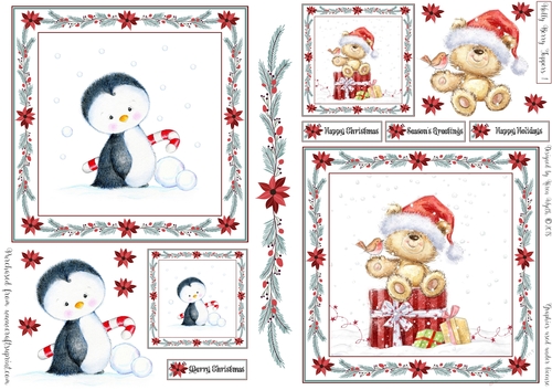 Holly Berry Toppers 1 - CUP903722_1056 | Craftsuprint