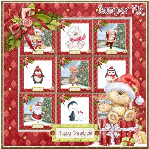Happy Christmas Bumper Kit - CUP905002_1056 | Craftsuprint