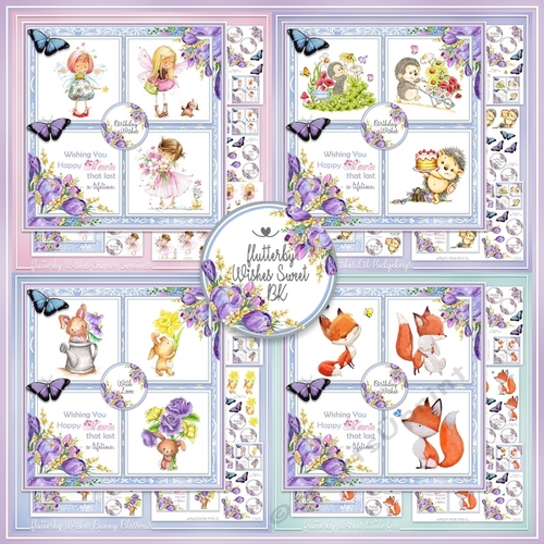 Flutterby Wishes Sweet BK - CUP963976_1056 | Craftsuprint