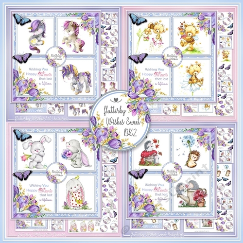 Flutterby Wishes Sweet BK2 - CUP973057_1056 | Craftsuprint