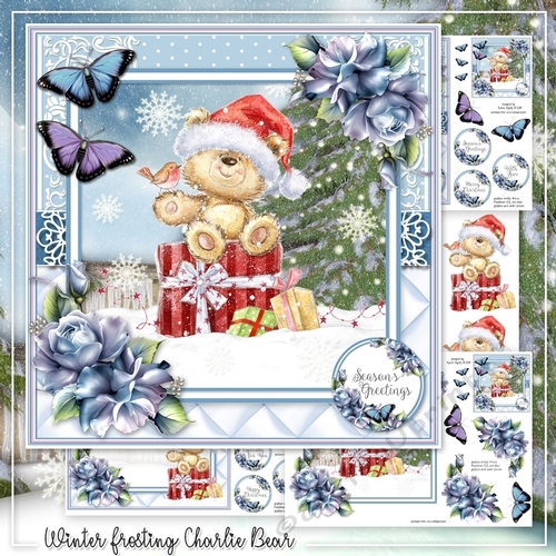 Winter Frosting Charlie Bear - CUP987735_1056 | Craftsuprint