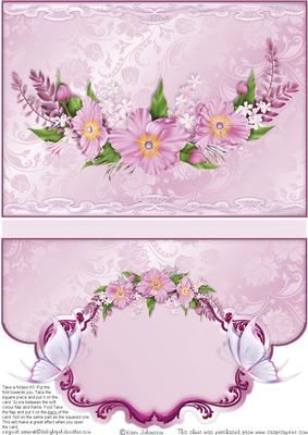 Floral - Envelope Card - CUP322058_131 | Craftsuprint