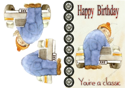 Happy Birthday Mechanic. - CUP1063324_3369 | Craftsuprint