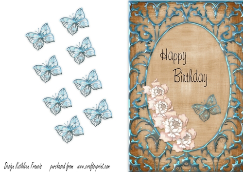 Metalic frame Birthday - CUP726414_3369 | Craftsuprint