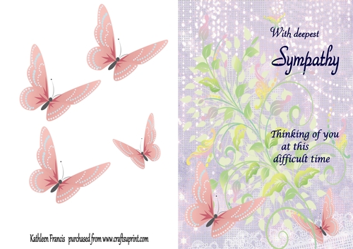 Butterfly sympathy - CUP744992_3369 | Craftsuprint