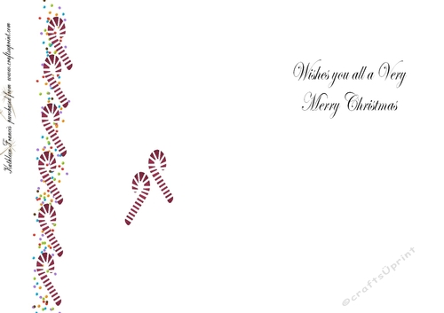 Candy canes insert - CUP745239_3369 | Craftsuprint