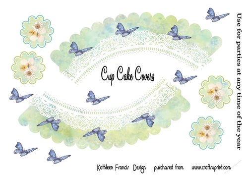 Cup cake covers - CUP755611_3369 | Craftsuprint