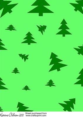 Christmas Tree Backing - CUP155883_736 | Craftsuprint