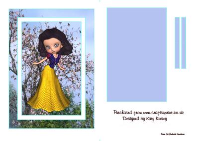 Snow White Flip Card Sheet - CUP100831_572 | Craftsuprint