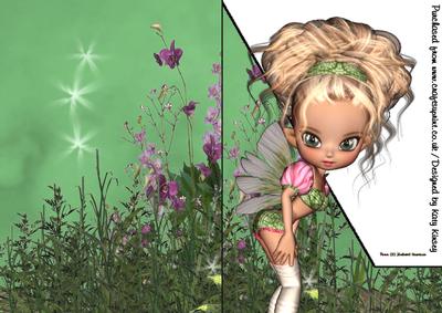 Zoe Fairy Shaped Front A5 Print and Fold Card - CUP110613_572 ...