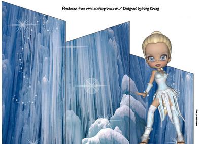 Winter Elf Cascade Card - CUP120438_572 | Craftsuprint