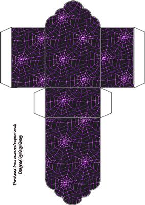 Spiderwebs Tag Gift Box - CUP121106_572 | Craftsuprint