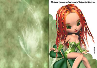 Colleen Good Luck A5 Shaped Front Print and Fold Card - CUP123254_572 ...