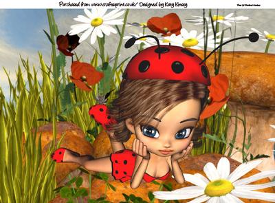 Dotty Ladybird A4 Card Topper - CUP127884_572 | Craftsuprint