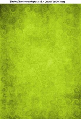 Lime Swirl Backing Paper - CUP141480_572 | Craftsuprint