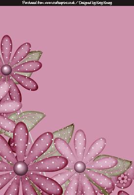 Full Bloom Backing Paper in Pink - CUP145934_572 | Craftsuprint