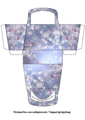 Fairy Dust Handbag Shaped Gift Box - CUP181141_572 | Craftsuprint