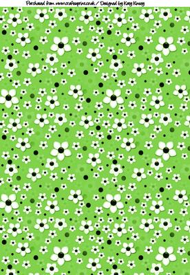 Daisy Daisy Backing Paper in Green - CUP187488_572 | Craftsuprint