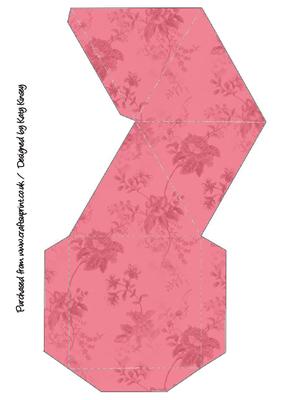 Everything is Rosey Pyramid Gift Box - CUP264795_572 | Craftsuprint