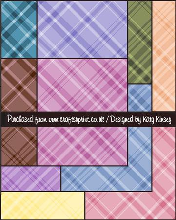 Diagonal Checks 12x12 Backing Papers - CUP265425_572 | Craftsuprint