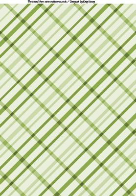 Diagonal Checks A4 Backing Paper in Green - CUP318721_572 | Craftsuprint