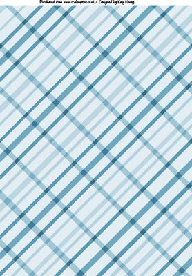 Diagonal Checks A4 Backing Paper in Blue - CUP318732_572 | Craftsuprint