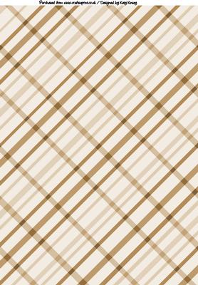 Diagonal Checks A4 Backing Paper in Brown - CUP318734_572 | Craftsuprint
