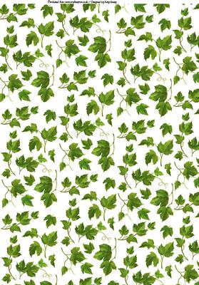 Ivy Leaves A4 Backing Paper in Mid Green - CUP324946_572 | Craftsuprint