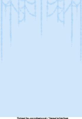 Strands of Light A4 Backing Paper in Blue - CUP330657_572 | Craftsuprint