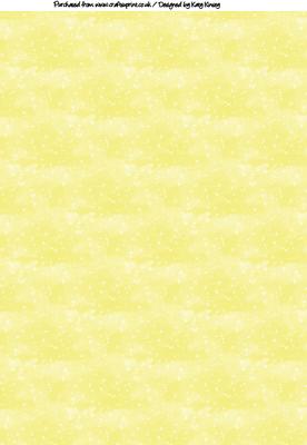 Star Filled Sky A4 Backing Paper in Yellow - CUP334076_572 | Craftsuprint