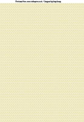 Lots of Lace A4 Backing Paper in Yellow - CUP334382_572 | Craftsuprint