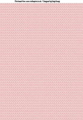 Lots of Lace A4 Backing Paper in Red - CUP334405_572 | Craftsuprint