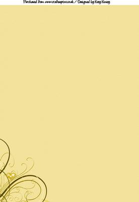 Heart Corner Spray A4 Backing Paper in Yellow - CUP336368_572 ...