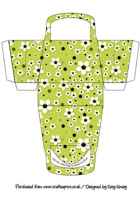 Daisy Daisy in Lime Green 3D Handbag Gift Box - CUP347131_572 ...