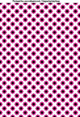Blossom A4 Backing Paper in Bright Pink - CUP347260_572 | Craftsuprint