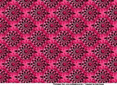 Jewelled Flowers A4 Backing Paper in Hot Pink - CUP510275_572 ...