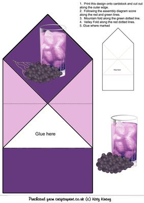 Grape Crush Pop Up Spring Card - CUP73753_572 | Craftsuprint