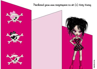 Rock and Roll Fairy Cascade Card - CUP85268_572 | Craftsuprint